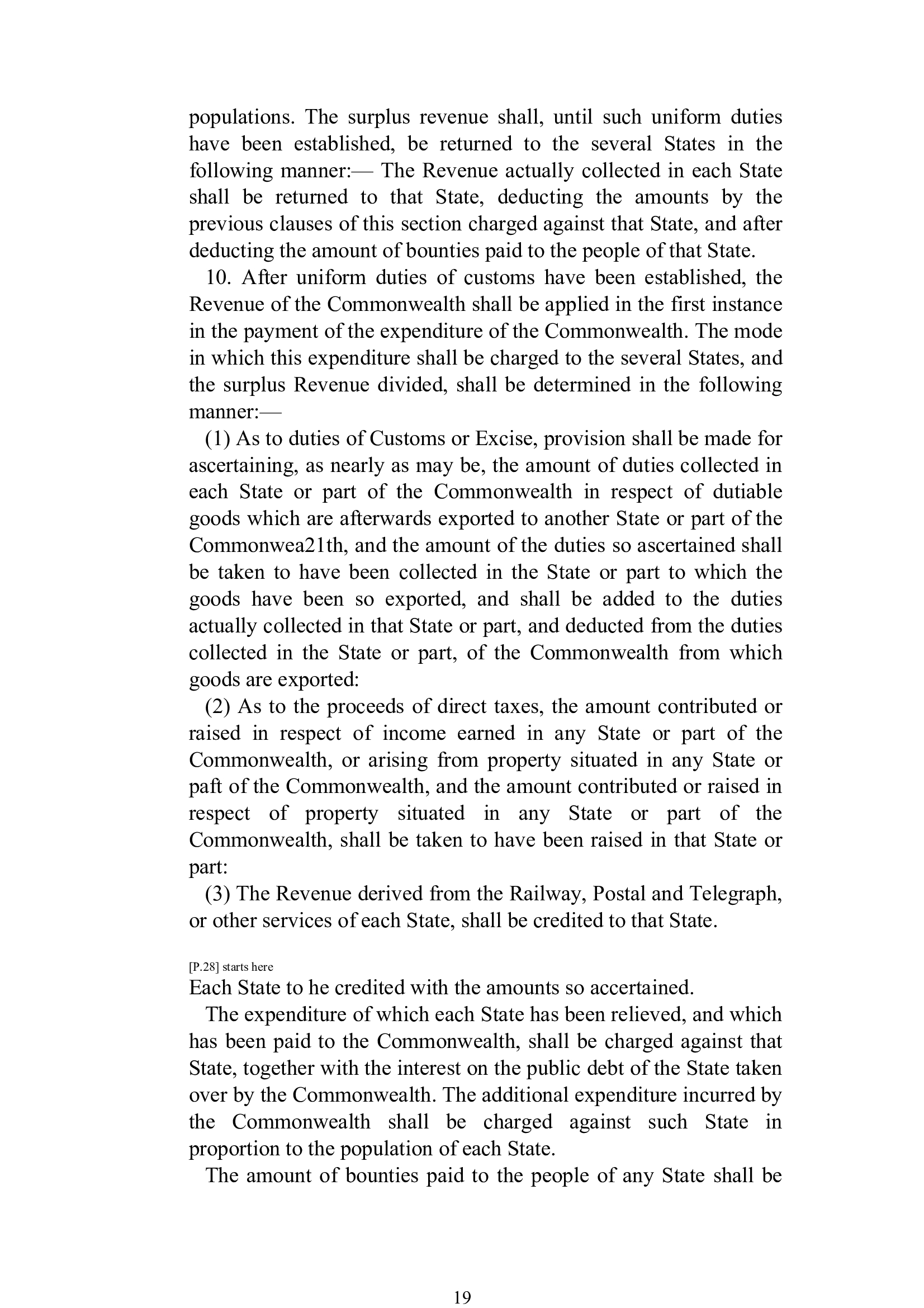 Proceedings of the People's Federal Convention Bathurst, November 1896 ...