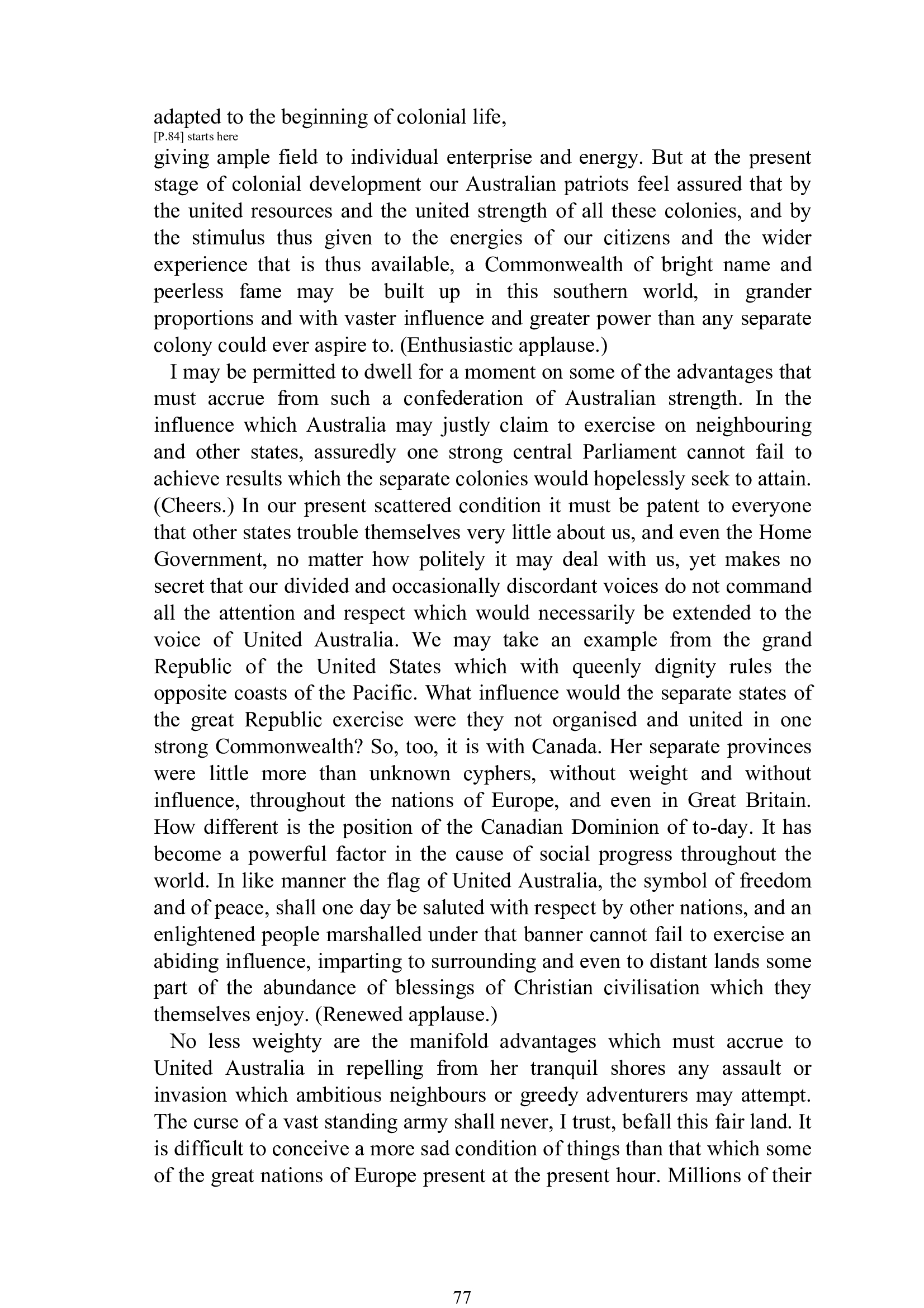 Proceedings of the People's Federal Convention Bathurst, November 1896 ...