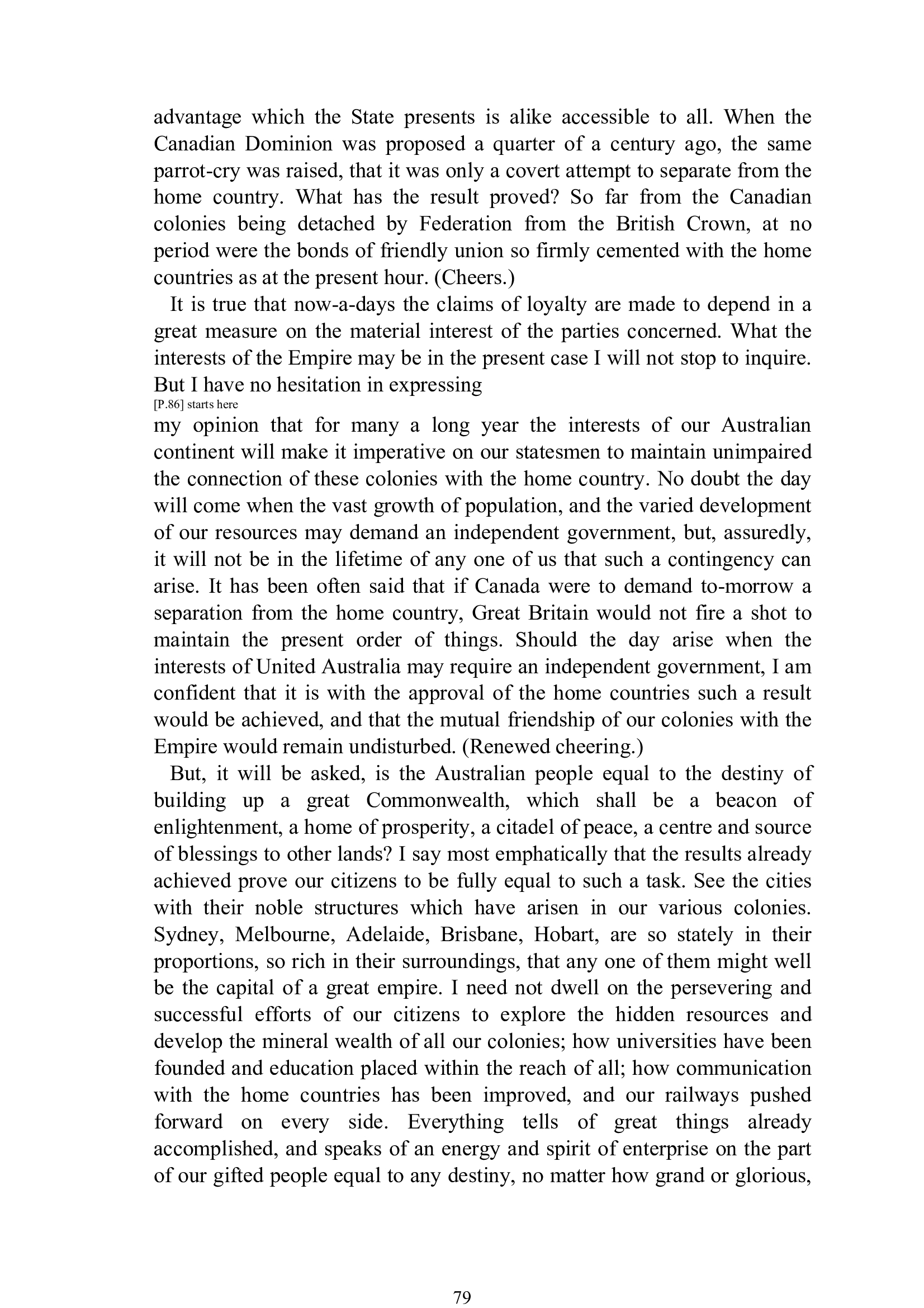 Proceedings of the People's Federal Convention Bathurst, November 1896 ...