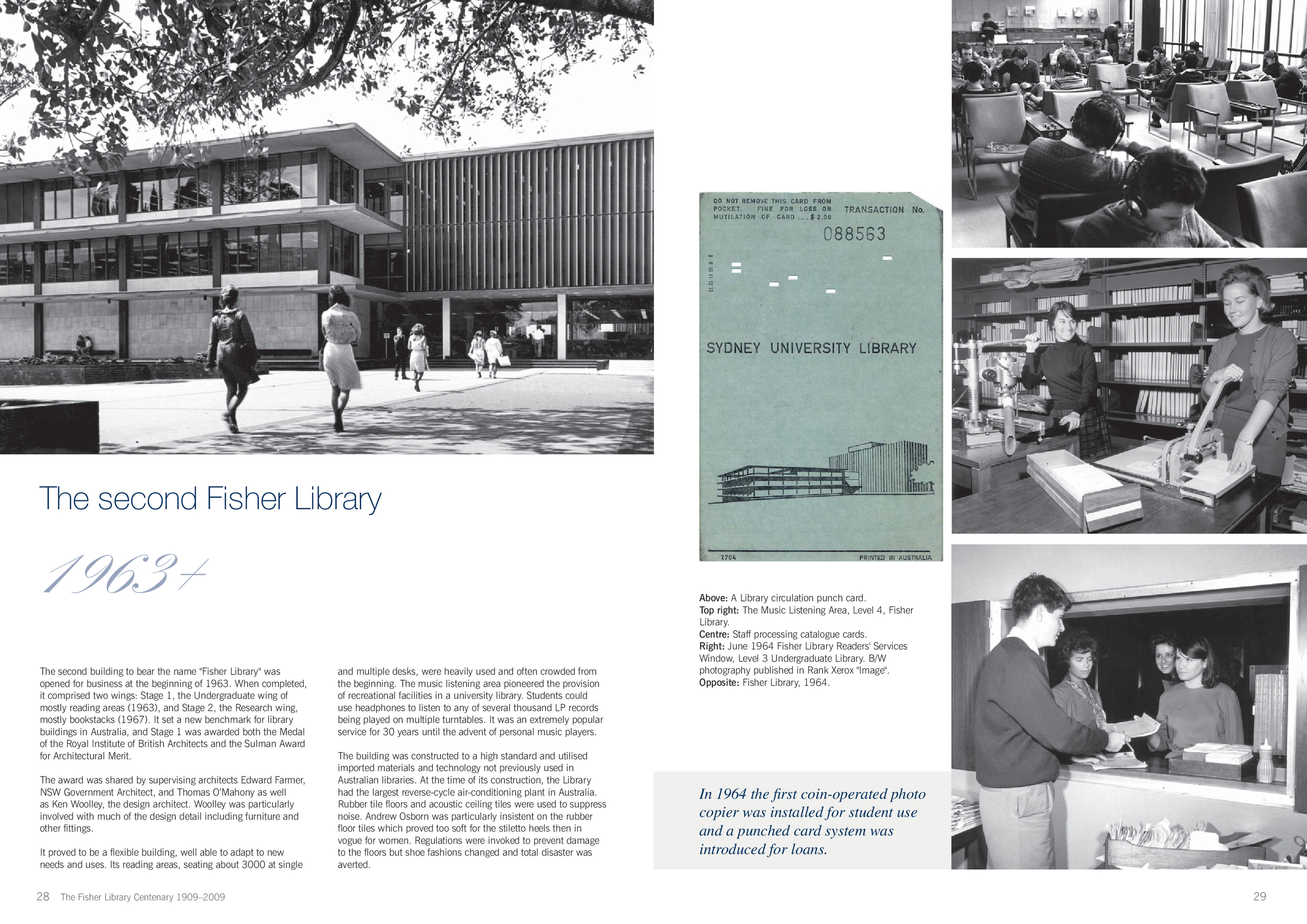 The Fisher Library centenary : 1909-2009 : a short history of the ...