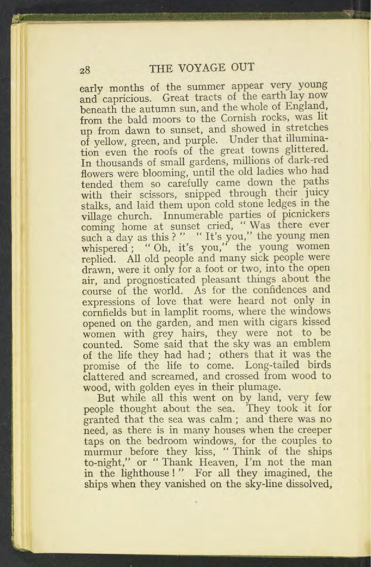 Virginia Woolf's personal copy of 'The Voyage Out' | University of ...