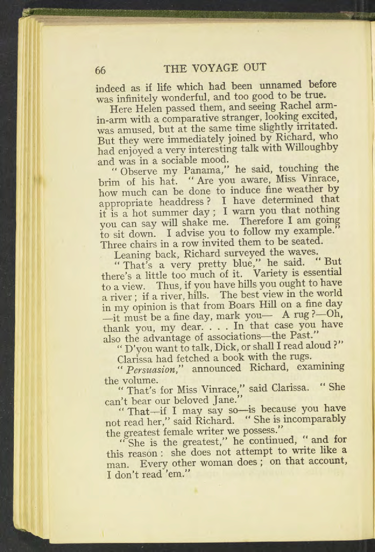 Virginia Woolf's personal copy of 'The Voyage Out' | University of ...